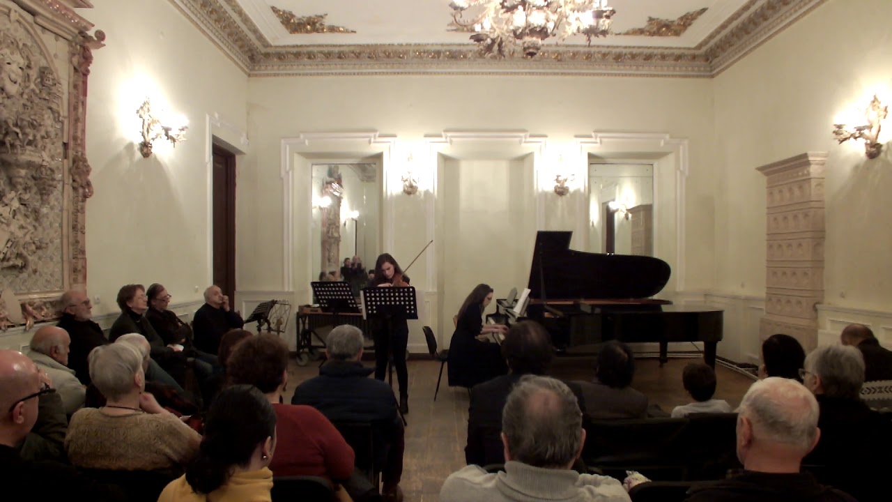 Irakli Tsintsadze - "Edwartung" fur Violin und Klavier - YouTube