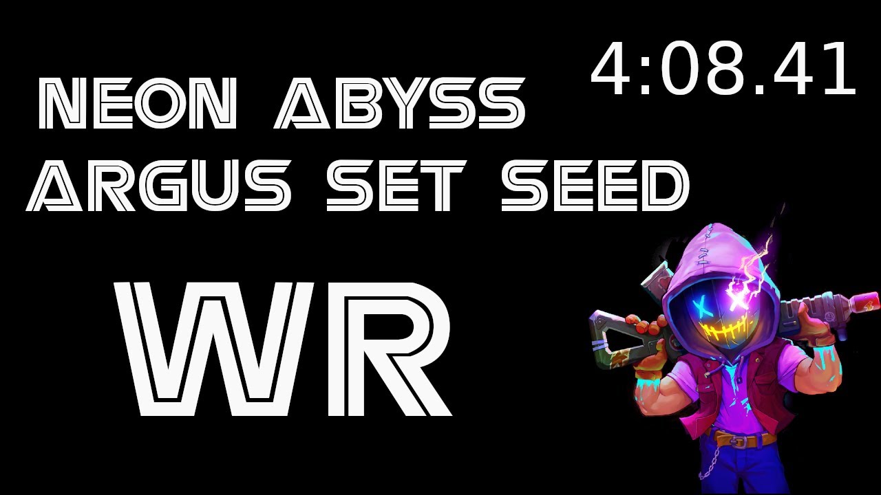 Neon Abyss - Argus Set Seed WR [4:08.41] - YouTube