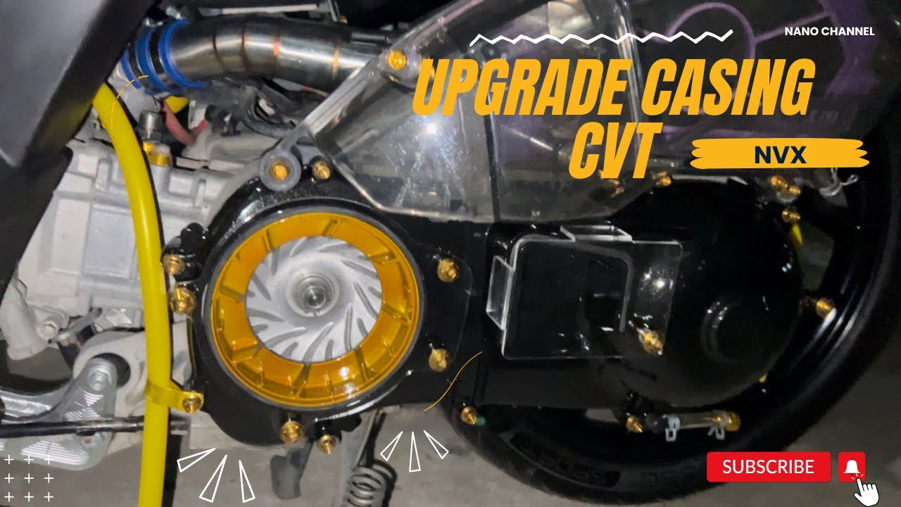NVX upgrade casing CVT. New look‼️😍 - YouTube