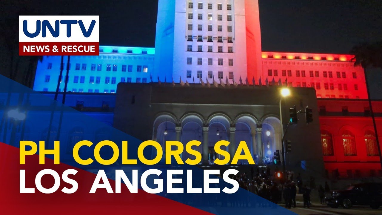 PH flag colors, pinailaw sa Los Angeles para sa Fil-Am History Month ...