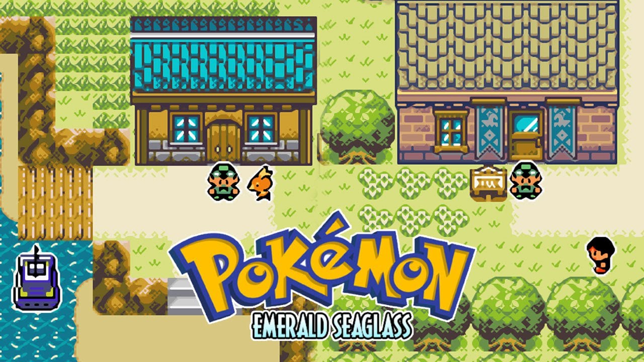 Pokemon Emerald Seaglass | UN HACKROM CON COMPLETO CON NUEVO ESTILO ...