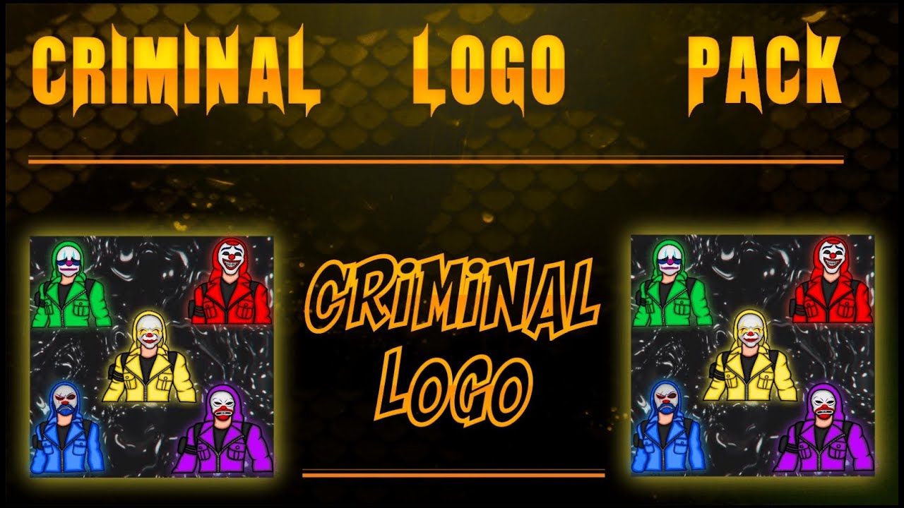 TOP CRIMINAL MASCOT LOGO PACK // FREE FIRE LOGO // WALEEED ADITZ - YouTube