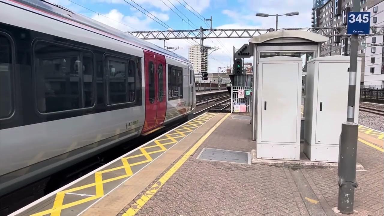 Greater Anglia class 720 departing Stratford(London uk)and c2c class 357 arriving at Stratford ...
