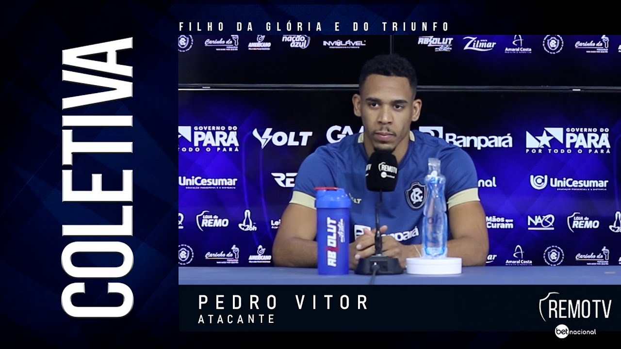 Coletiva com o atacante Pedro Vitor - YouTube