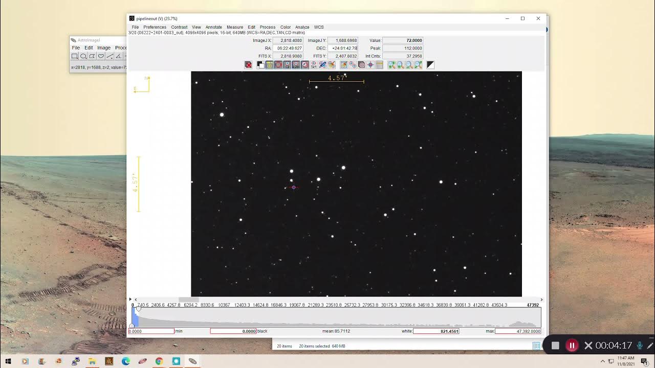 Making Measurements with AstroImageJ (PC) - YouTube