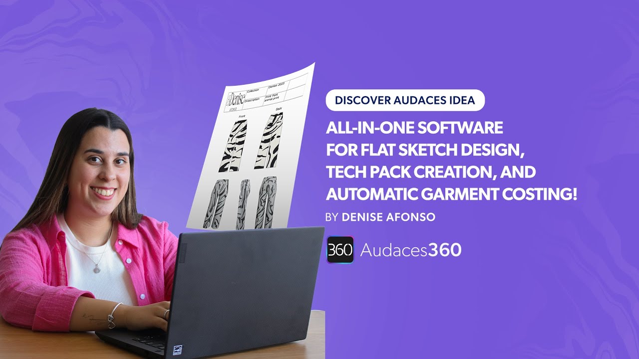 Creating flat sketches and tech packs with Audaces Idea | Tutorial by Denise Afonso - YouTube