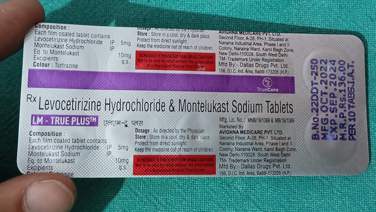 एलर्जी की सबसे अच्छी टेबलेट | Levocetirizine montelukast tablet uses in ...