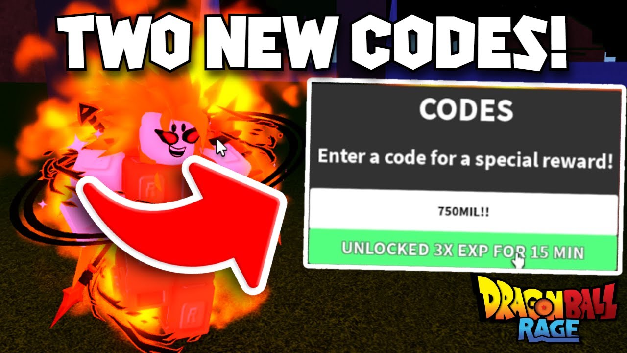 TWO NEW CODES OUT NOW! | Roblox Dragon Ball Rage - YouTube