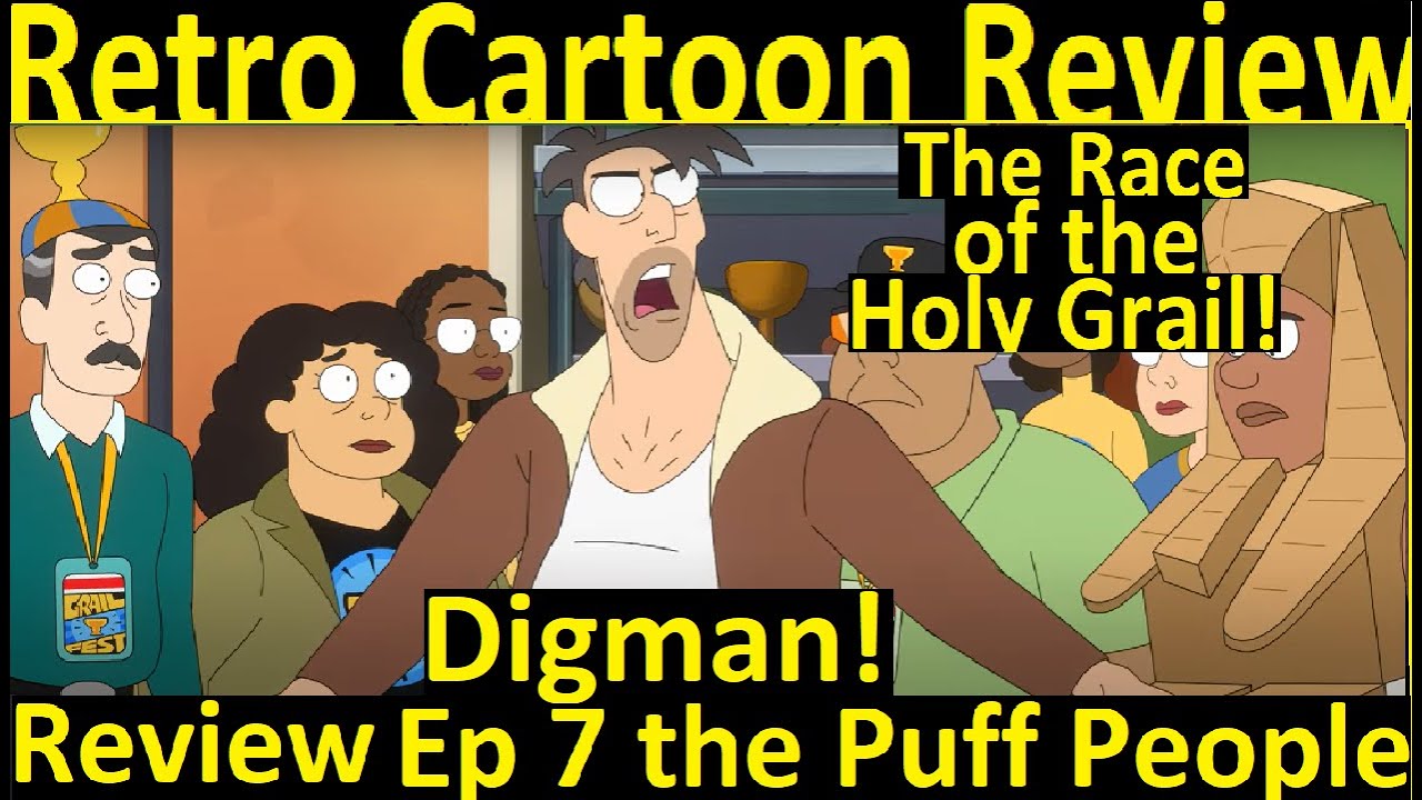 Retro Cartoon Review Digman! ep 7 the puff people - YouTube