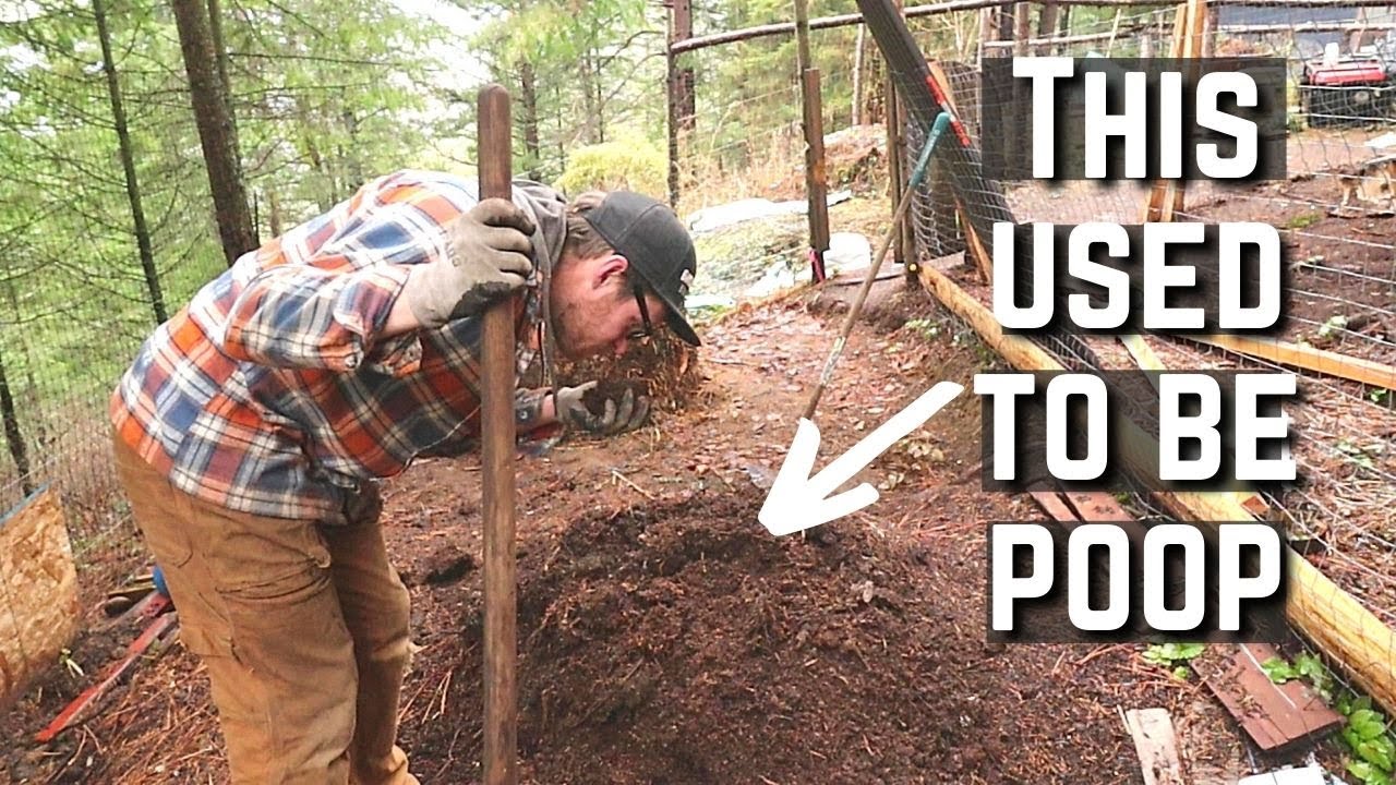 Adding Humanure Compost To Our Garden - YouTube