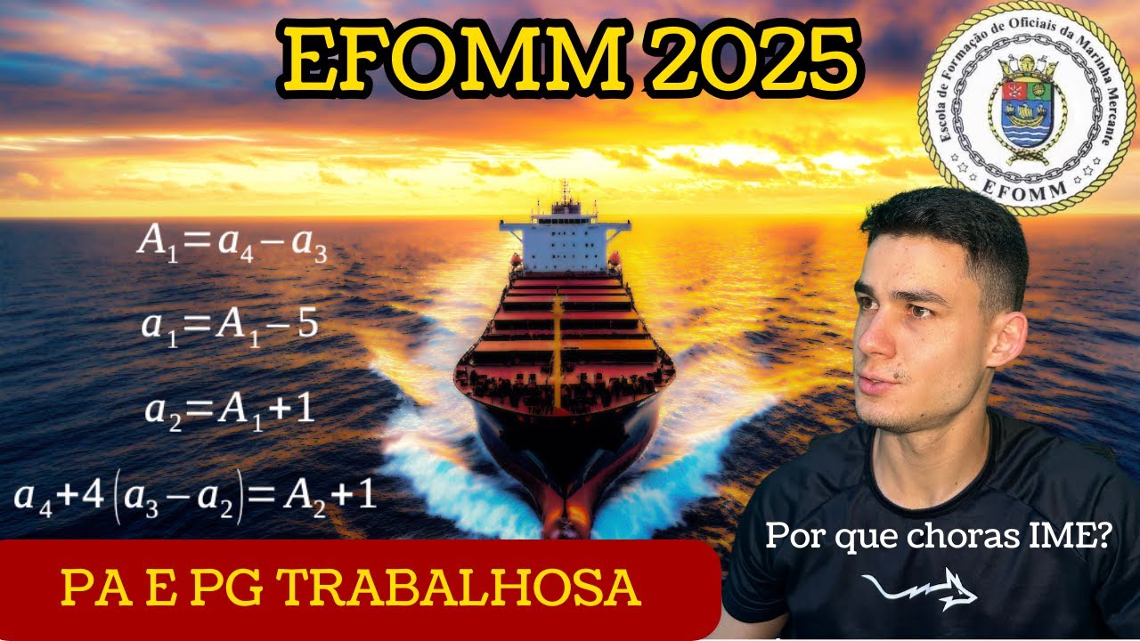 EFOMM 2025 | PA e PG diferente | IME ficou com inveja - YouTube