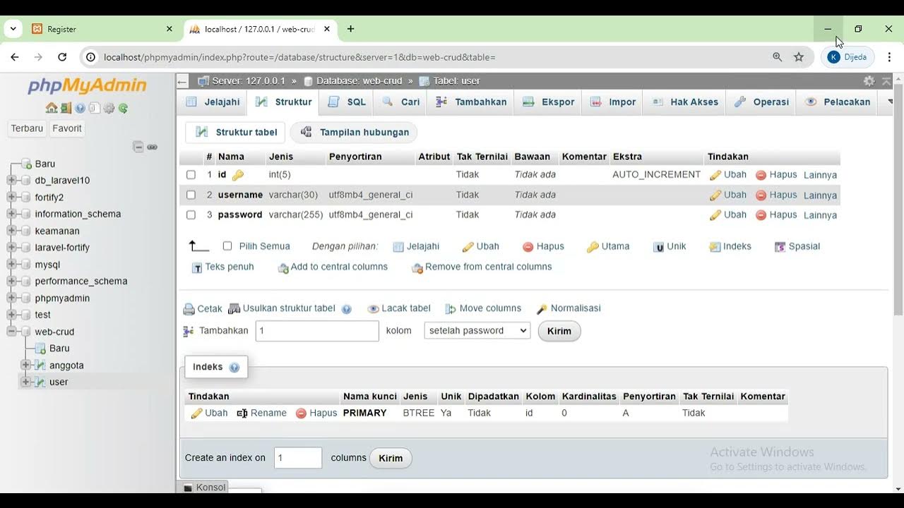System Login PHP : Membuat Halaman dan Fungsi Registrasi User - YouTube