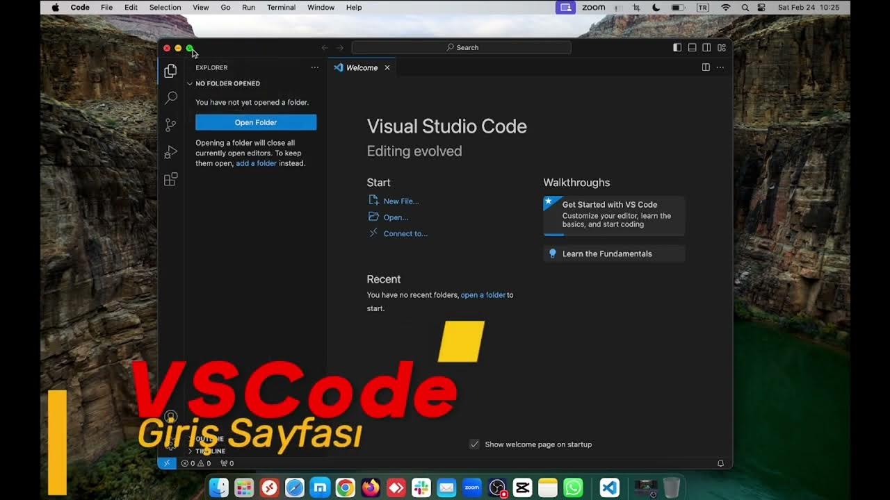 Mac Sistemleri İçin VSCode Kurulumu - Dosyası - YouTube