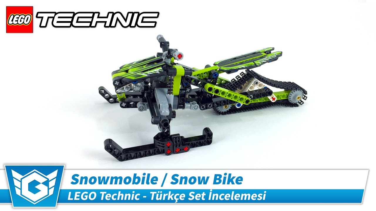 LEGO Technic | Snowmobile / Snow Bike | Türkçe LEGO İncelemesi | Set ...