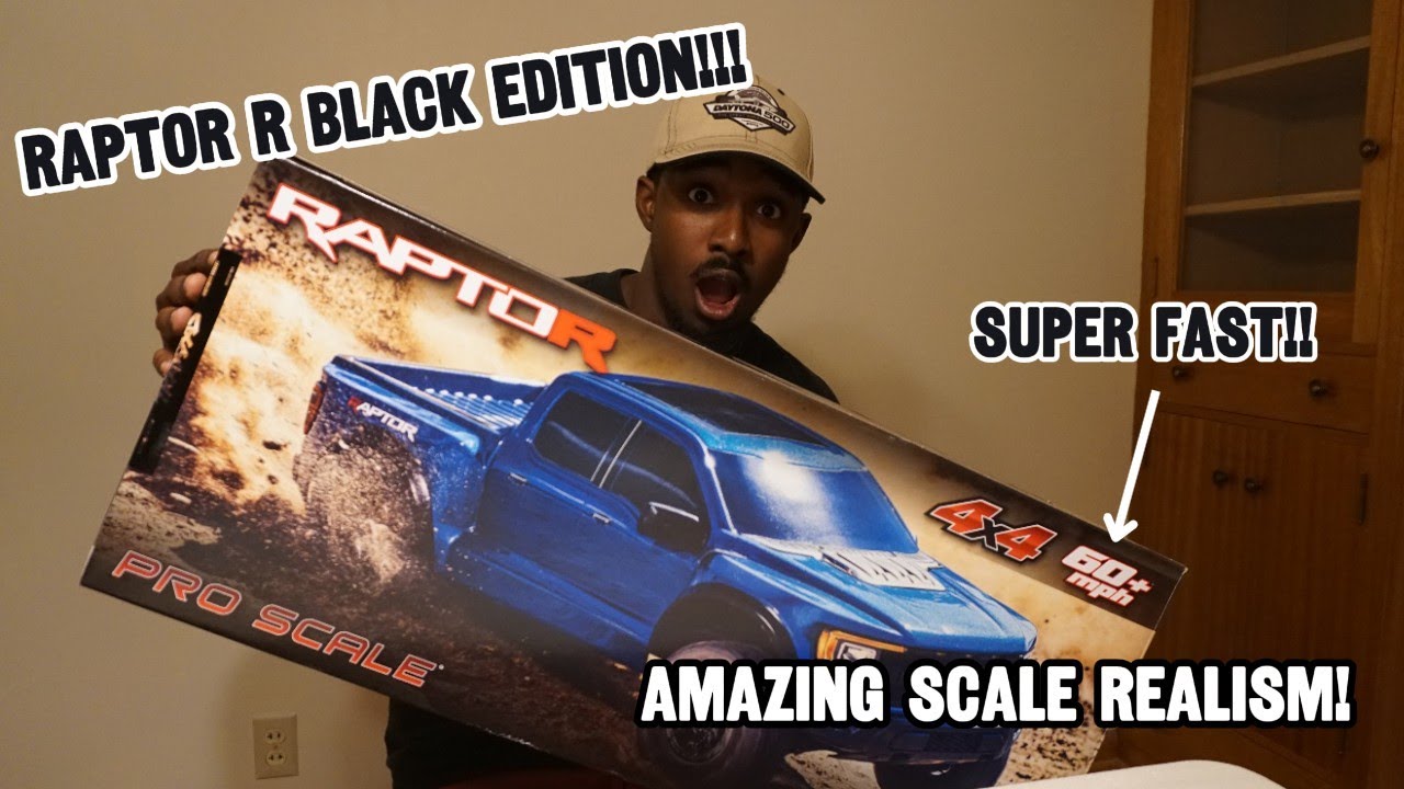 NEW Traxxas Raptor R Special Black Edition Unboxing + Testing - YouTube