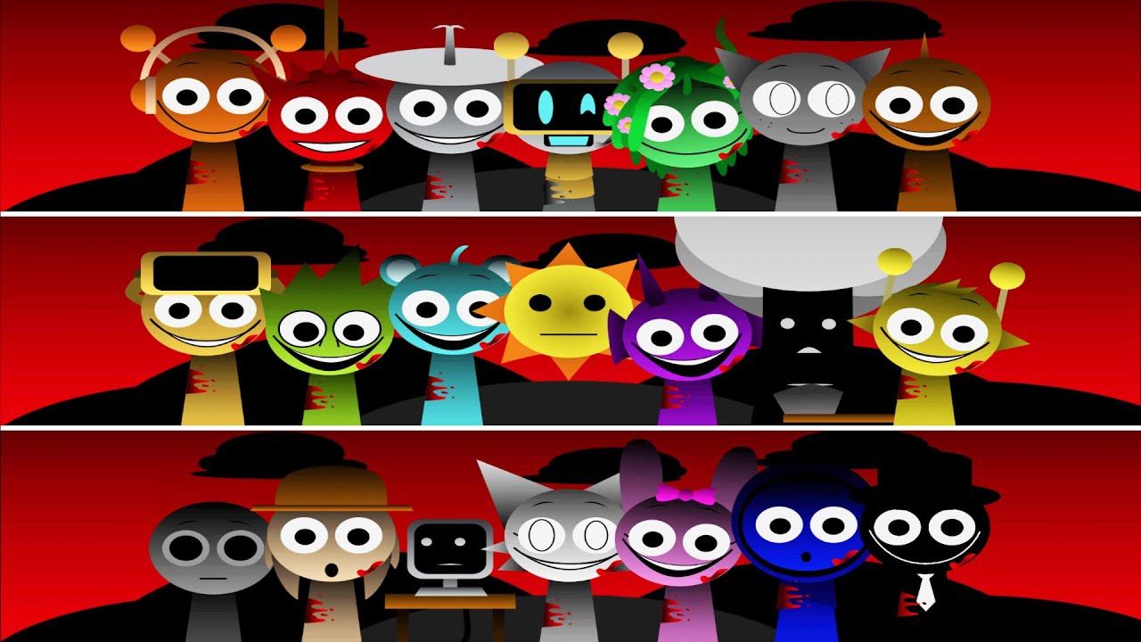 Sprunki Horror But Everyone is Horror Smile | All Sprunki Laugh In Dark ...