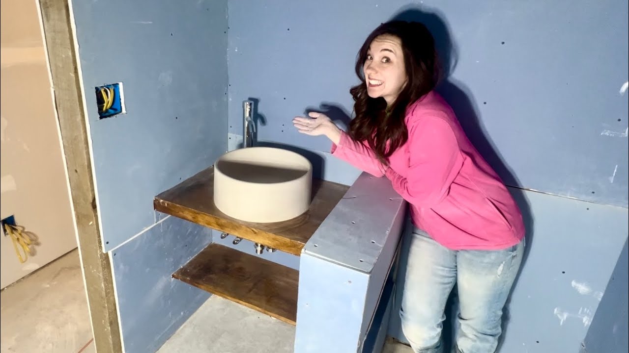 GORGEOUS DIY VANITY… from start to (almost) finish 😁 | my Fixer Upper ...