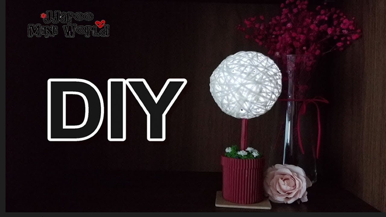 DIY 무드등 만들기 DIY Mood Light - 짜루 미니 월드 - YouTube