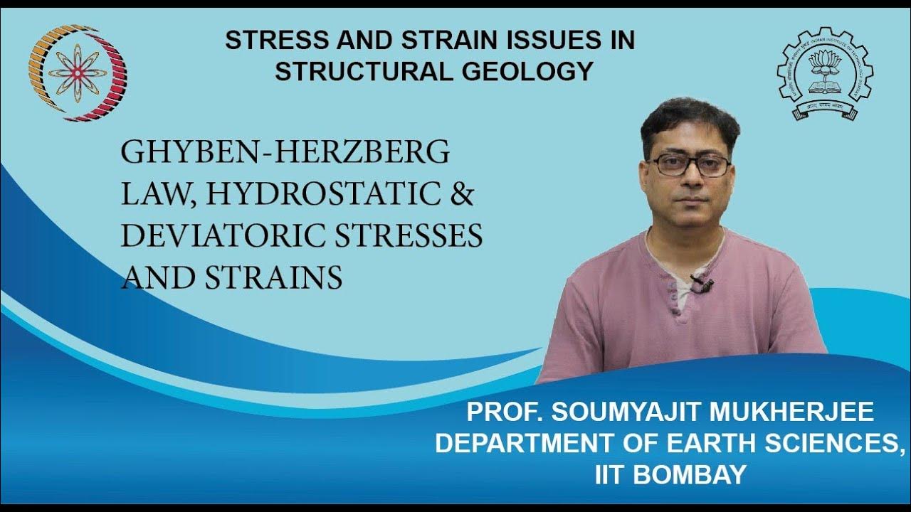 Week 1: Lecture 4: Ghyben-Herzberg law, Hydrostatic & Deviatoric stresses and strains - YouTube