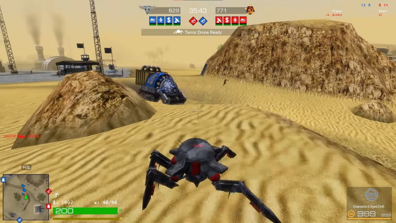 Red Alert 2: Apocalypse Rising - Soviet Engineer/Terror Drone Gameplay ...