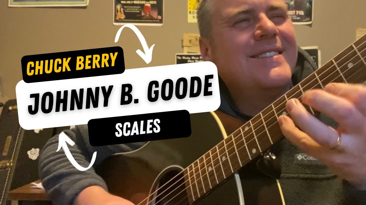 Guitar scales used by Chuck Berry in Johnny B. Goode. Guitar Lesson ...