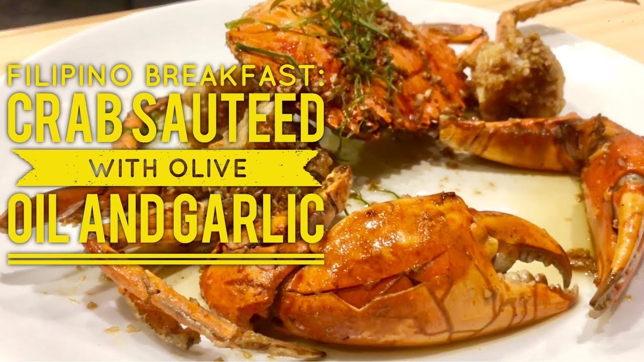 Best Filipino Breakfast: Mesa Filipino Moderne Crab Sauteed with Olive ...