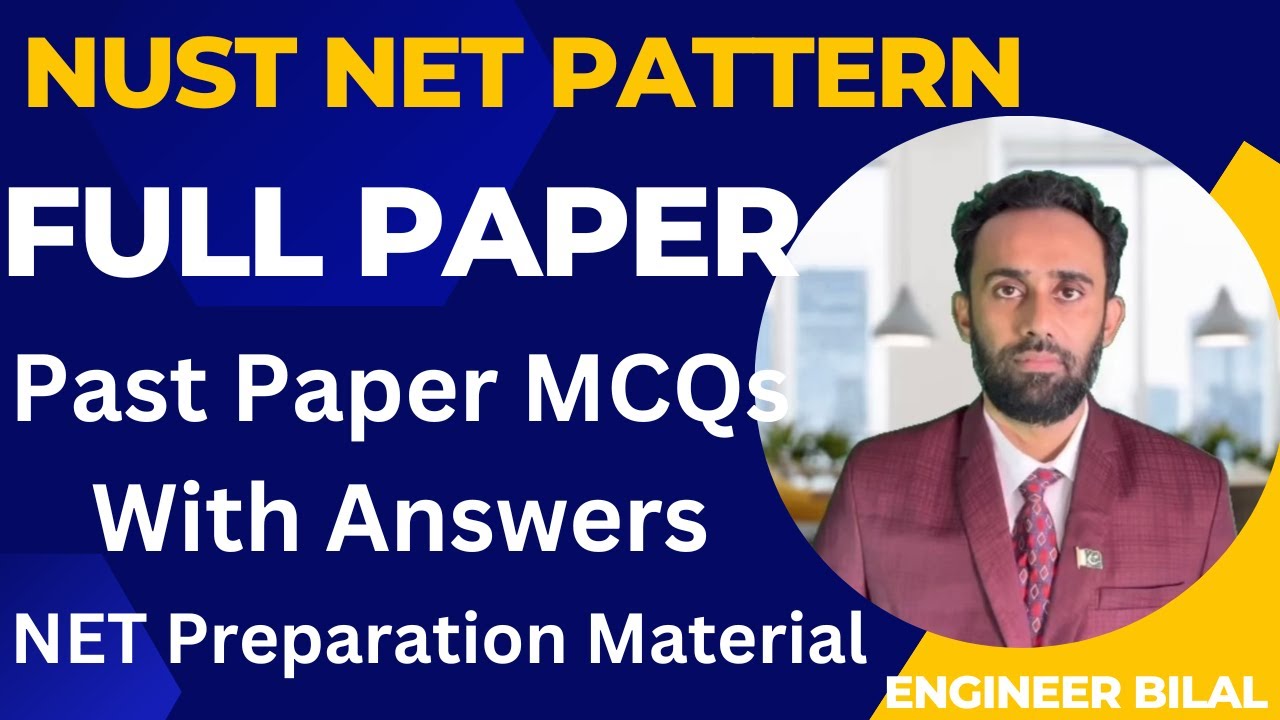 NUST NET Test I NET Preparation Online I NET Preparation Lectures I ...