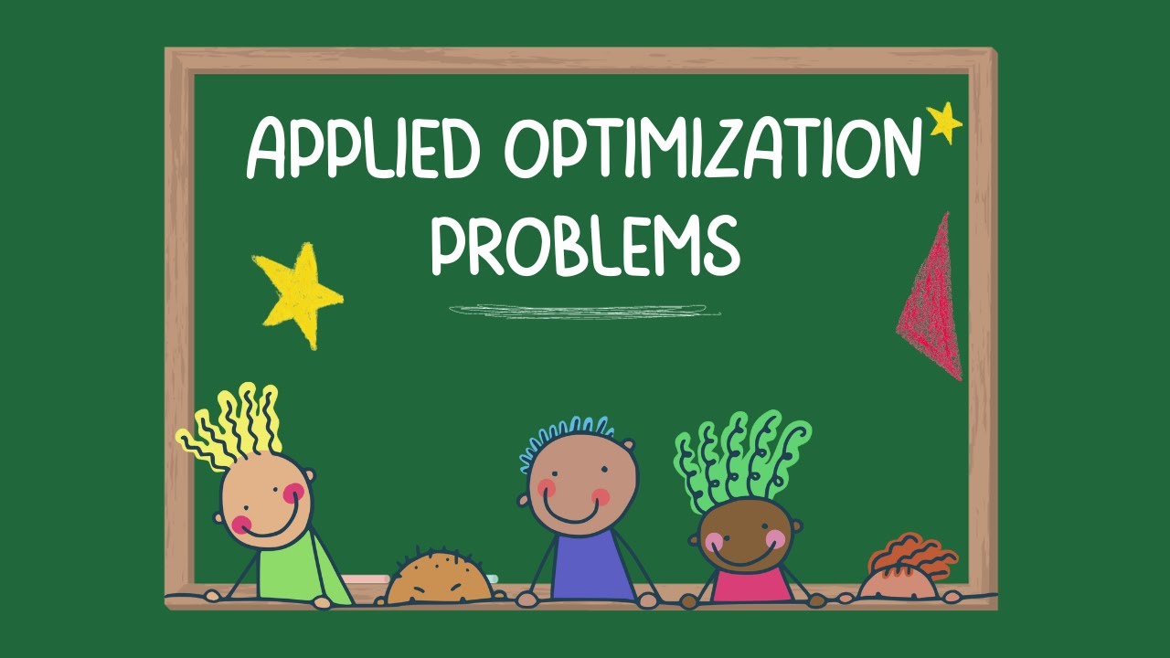 Applied Optimization Problems - YouTube