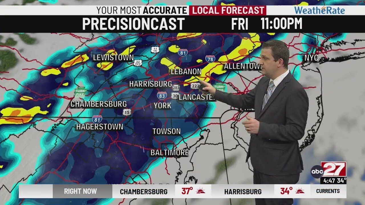 Brett's Friday Morning First Forecast - YouTube