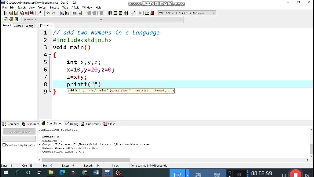 Add two Variables and store in third variable Urdu and Hindi - YouTube