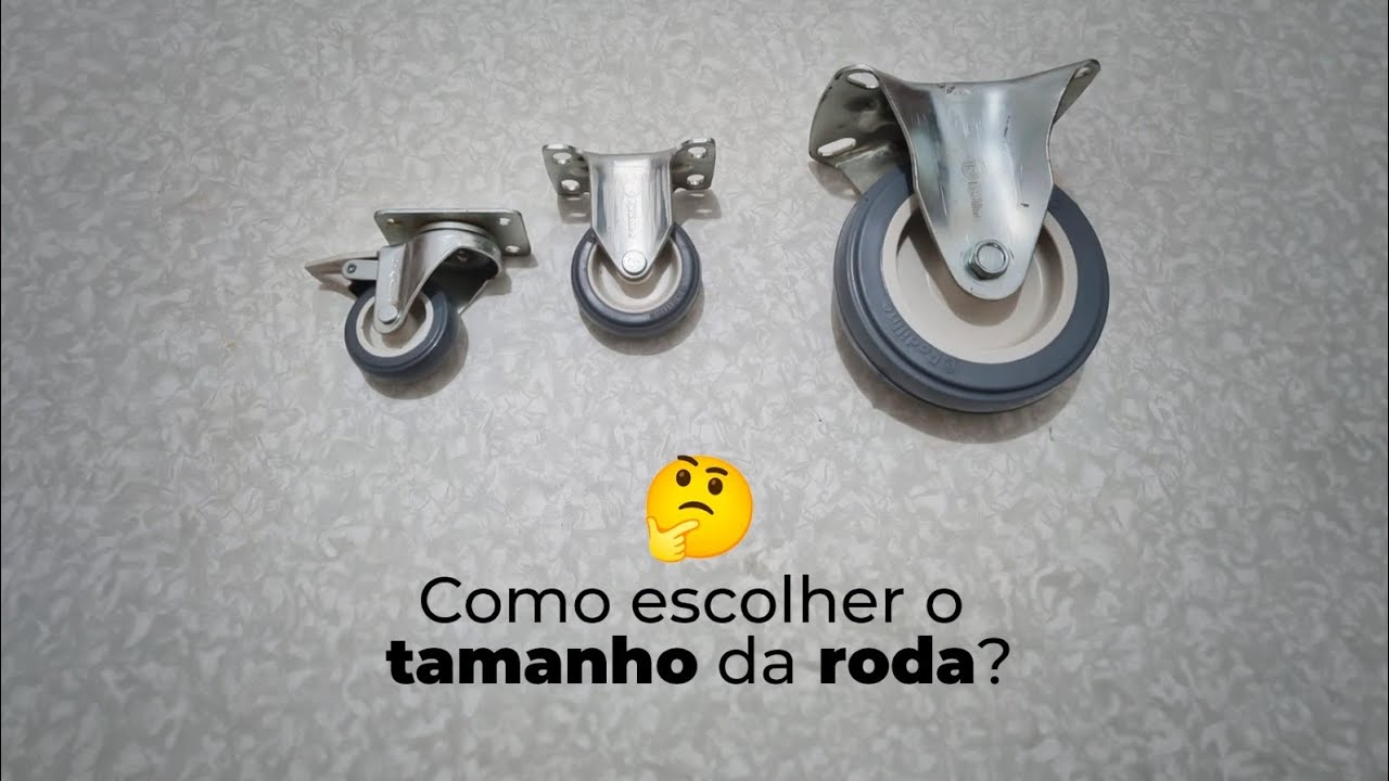 Como Escolher a roda Rodízio correto para seu móvel. - YouTube