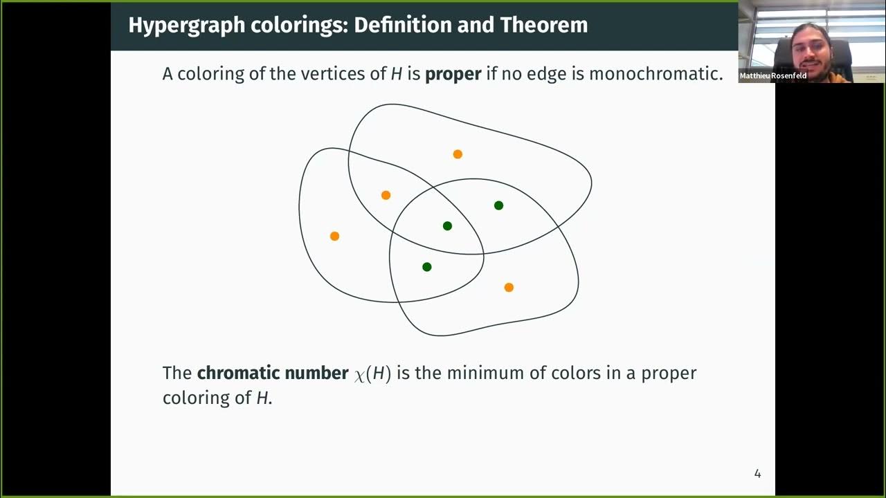 Matthieu Rosenfeld - A simple counting argument applied to graph colorings - YouTube