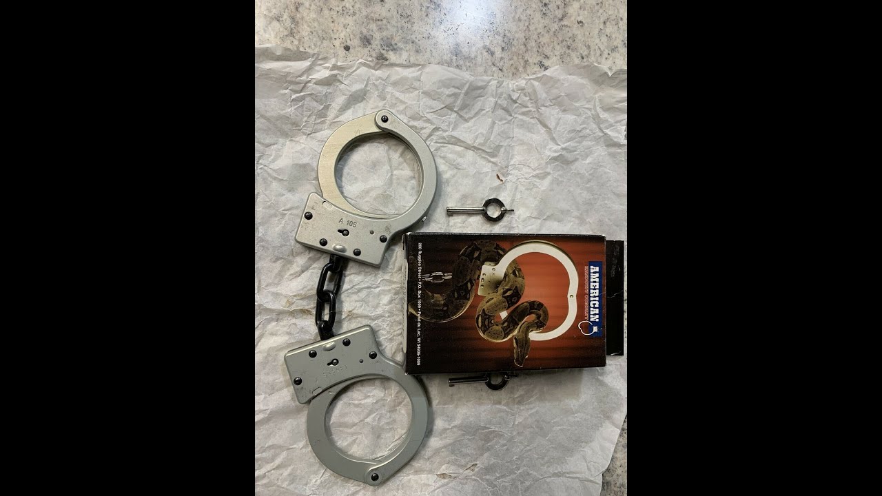 American Handcuff Company A-105 (1) bequeme Handschellen Handcuffs mit ...