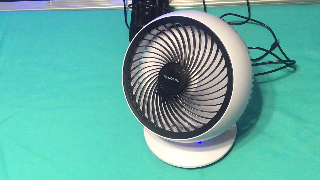 6” USB desk oscillating fan - YouTube