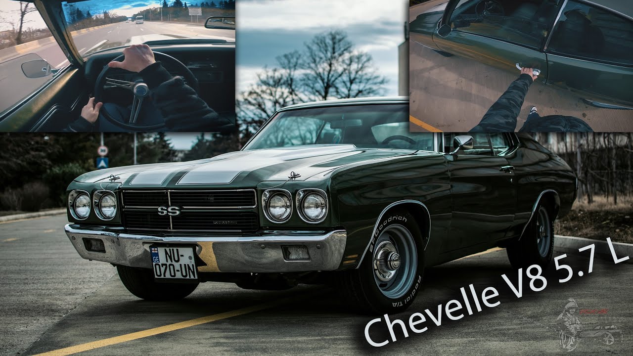 Chevrolet Chevelle V8 5 7 L POV Driving Tbilisi - YouTube