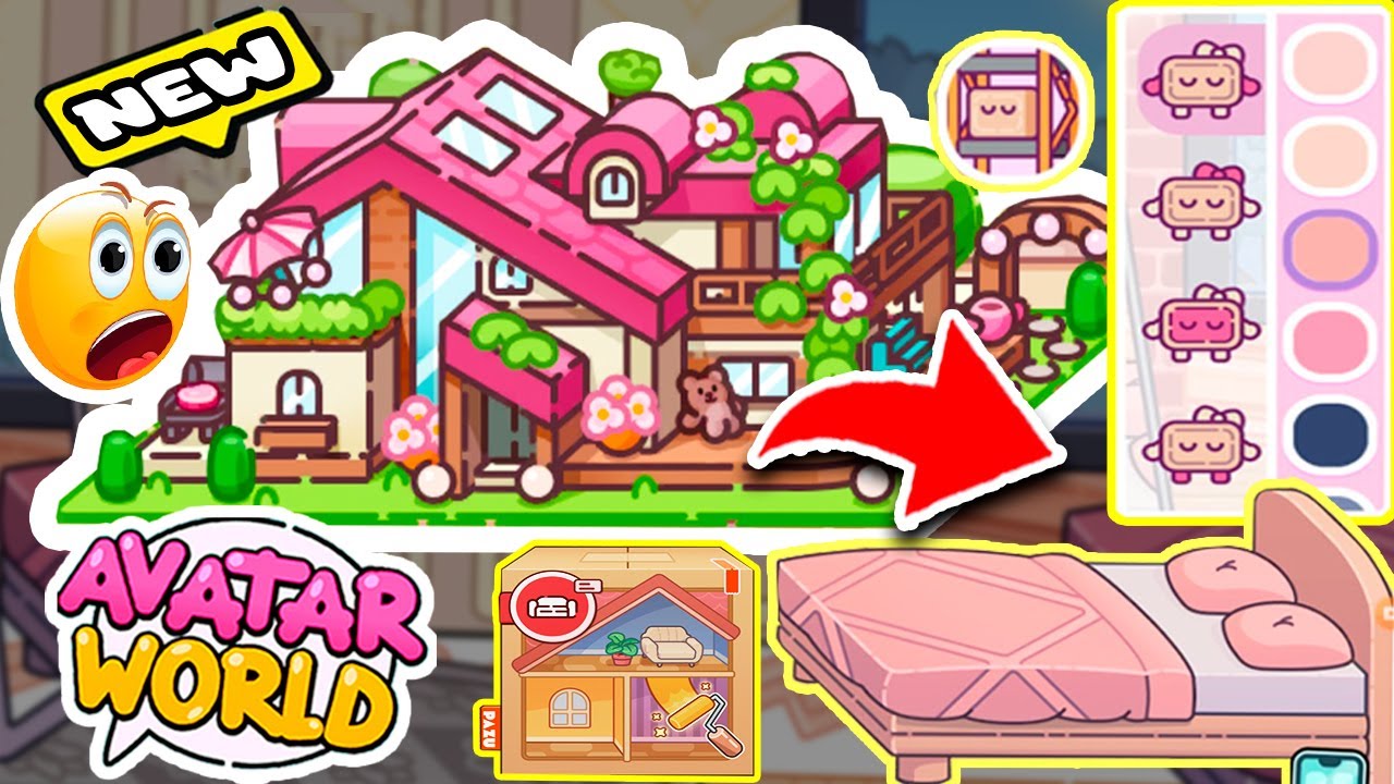 😱🏡 NEW UPDATE HOUSE PAZU AVATAR WORLD | Avatar New House Design - YouTube