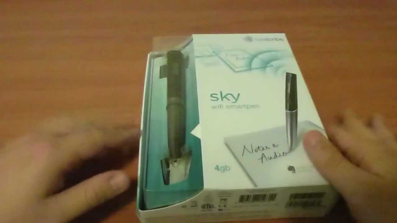 Livescribe Sky Wifi Smartpen im Unboxing - YouTube