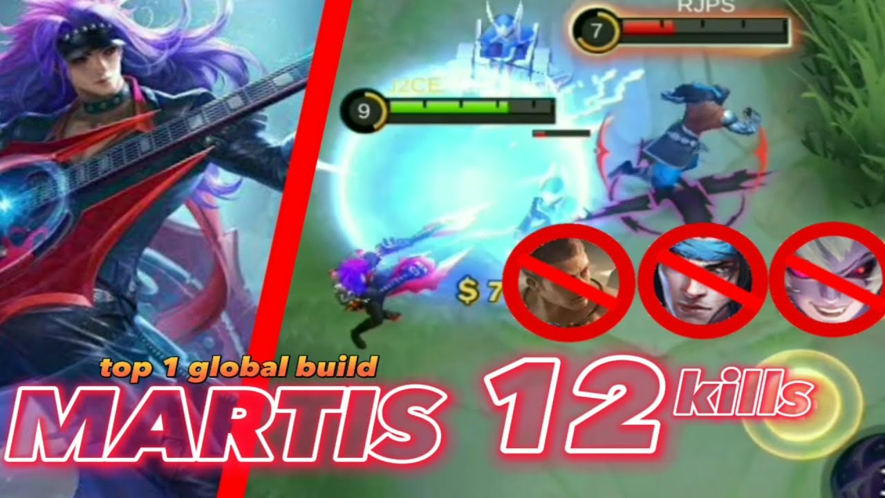 Try This Item Build 12KILLS!!! MARTIS Best Gameplay | top 1 global ...