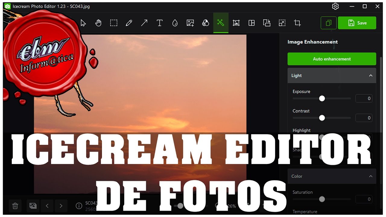 ICECREAM EDITOR DE FOTOS LIBRE - YouTube