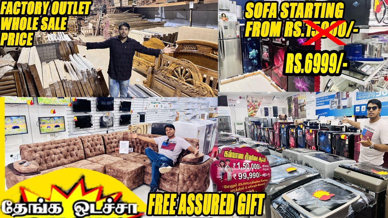 Wholesale விலையில் TV, AC, Fridge, Washing Machine | 6990 முதல் SOFA ...