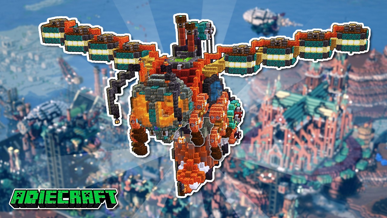 Massive Steampunk City! - Minecraft Survival Forever World! - YouTube