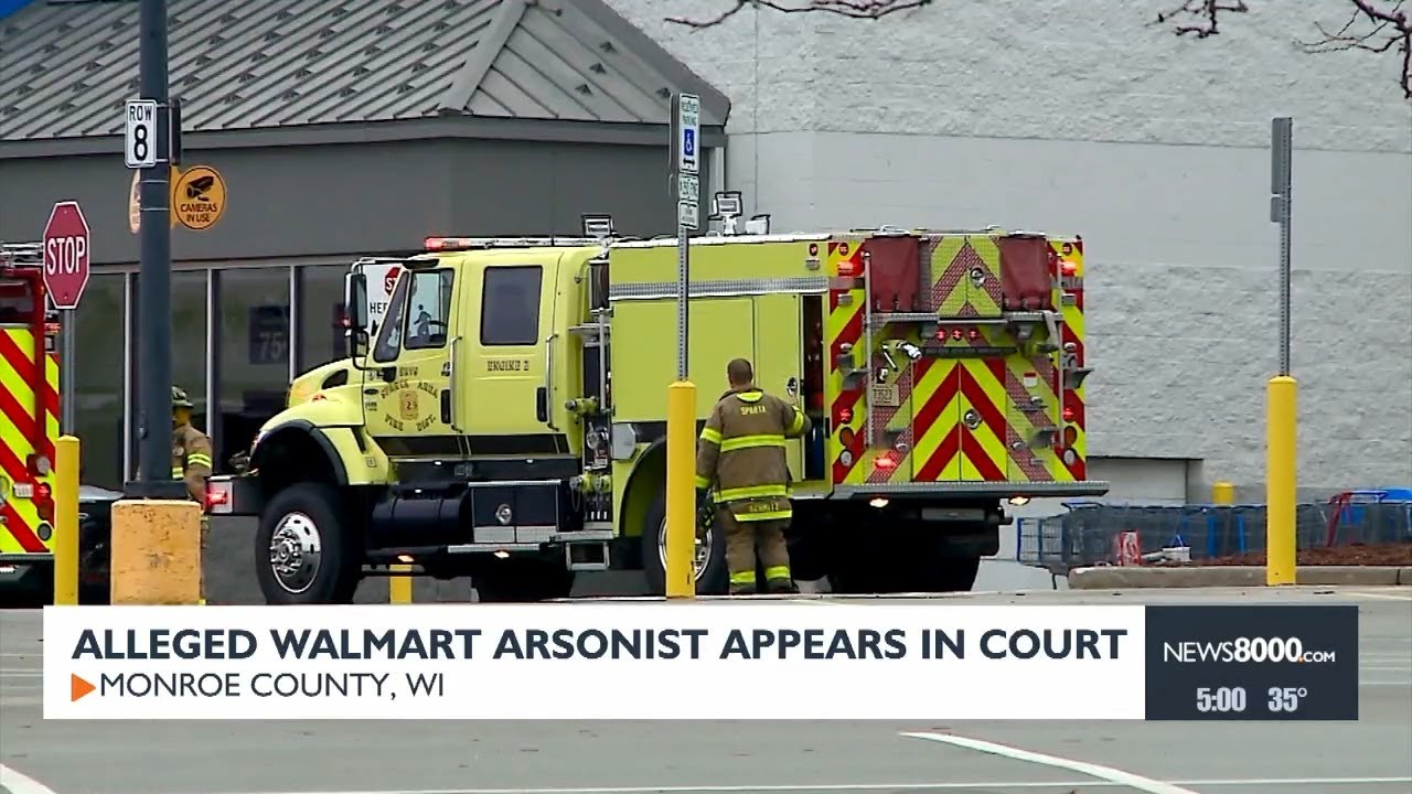 Teen charged in Sparta Walmart fire appears in court - YouTube