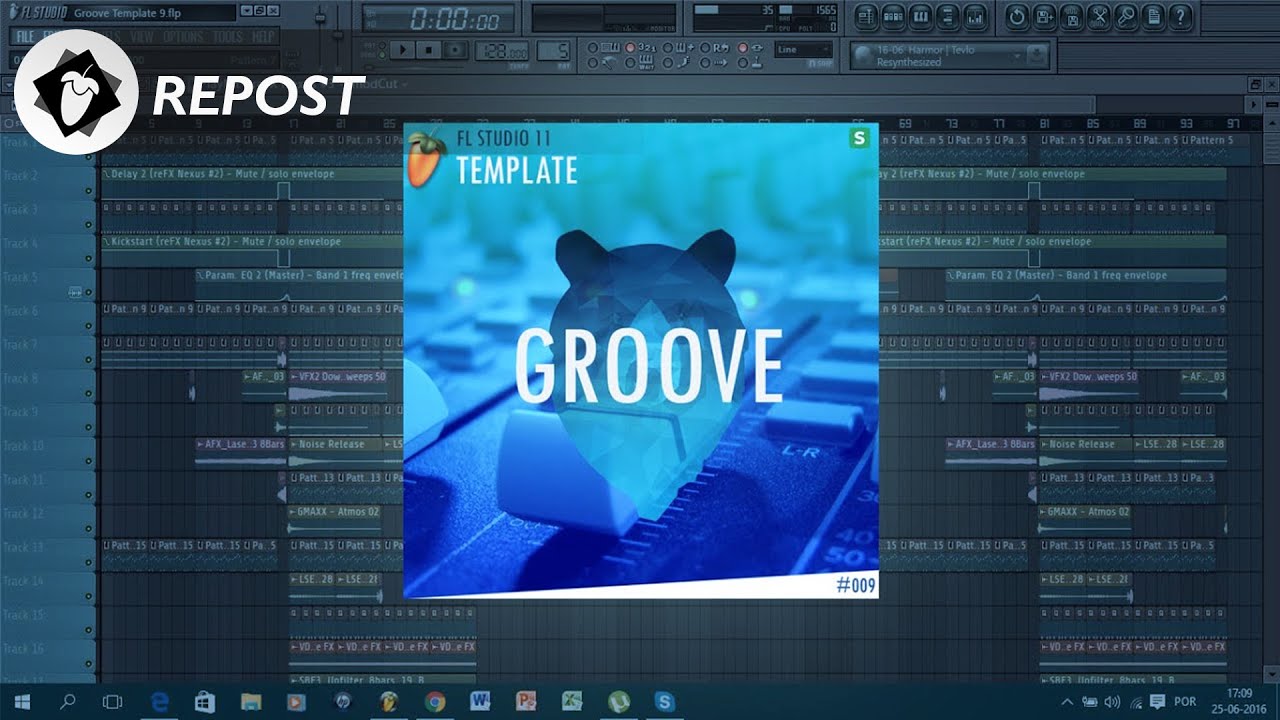 FL Studio 11 | Groove Template #9 + FLP [REPOST] - YouTube