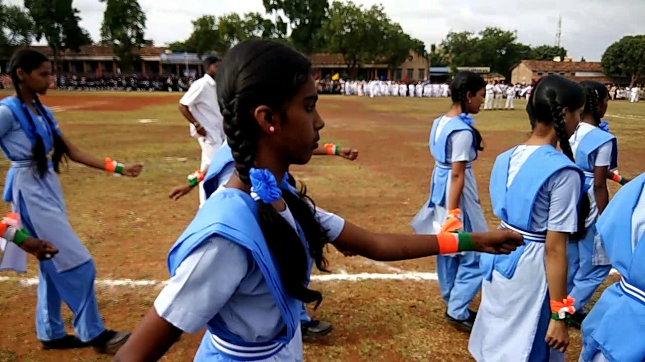 March fast at SK School Ground HUKERI - YouTube