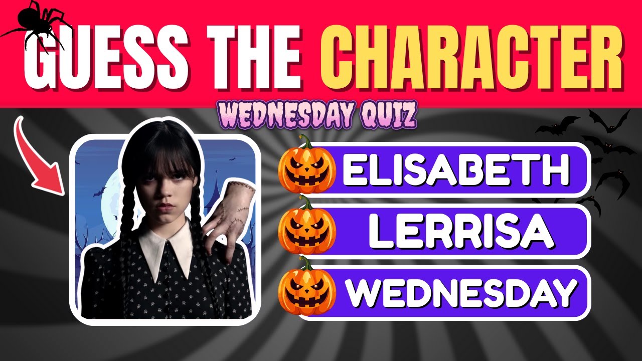 Wednesday QUIZ Time is Excitingly Here!☠️☠️ - YouTube