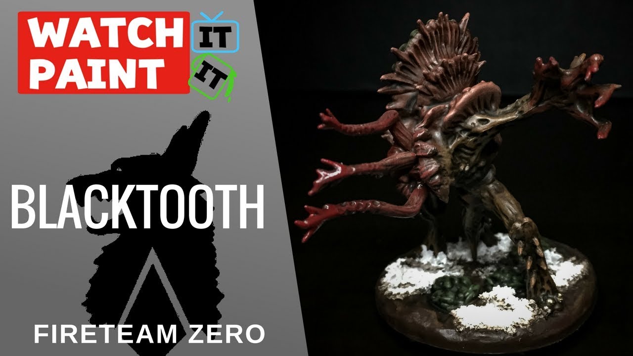 Fireteam Zero - Painting Blacktooth (with snow on base) - YouTube