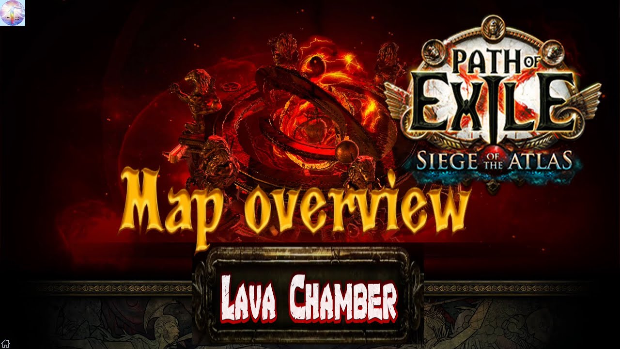 Path of Exile - Lava Chamber -Map overview - YouTube