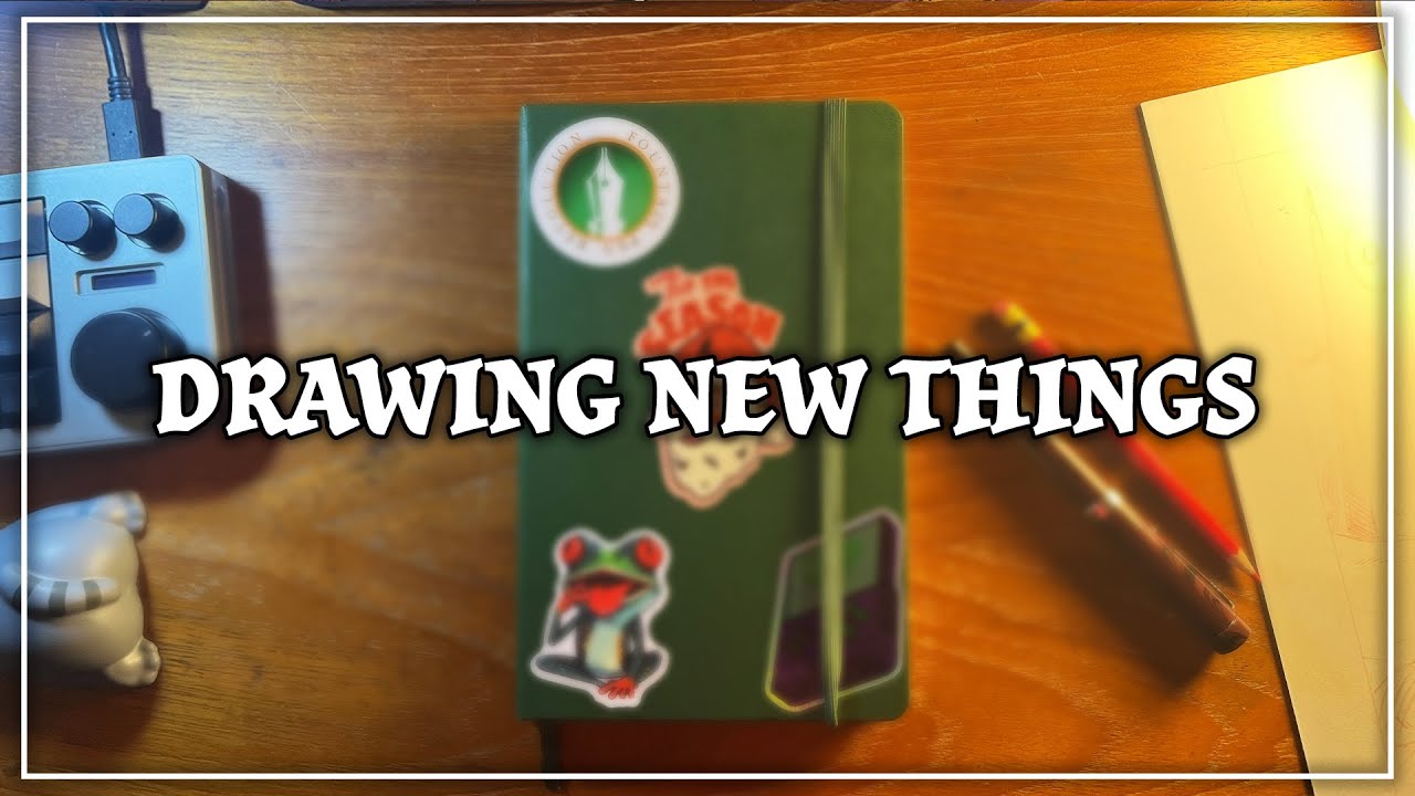 Learning to Draw New Things | Sketchbook - Art Vlog - YouTube