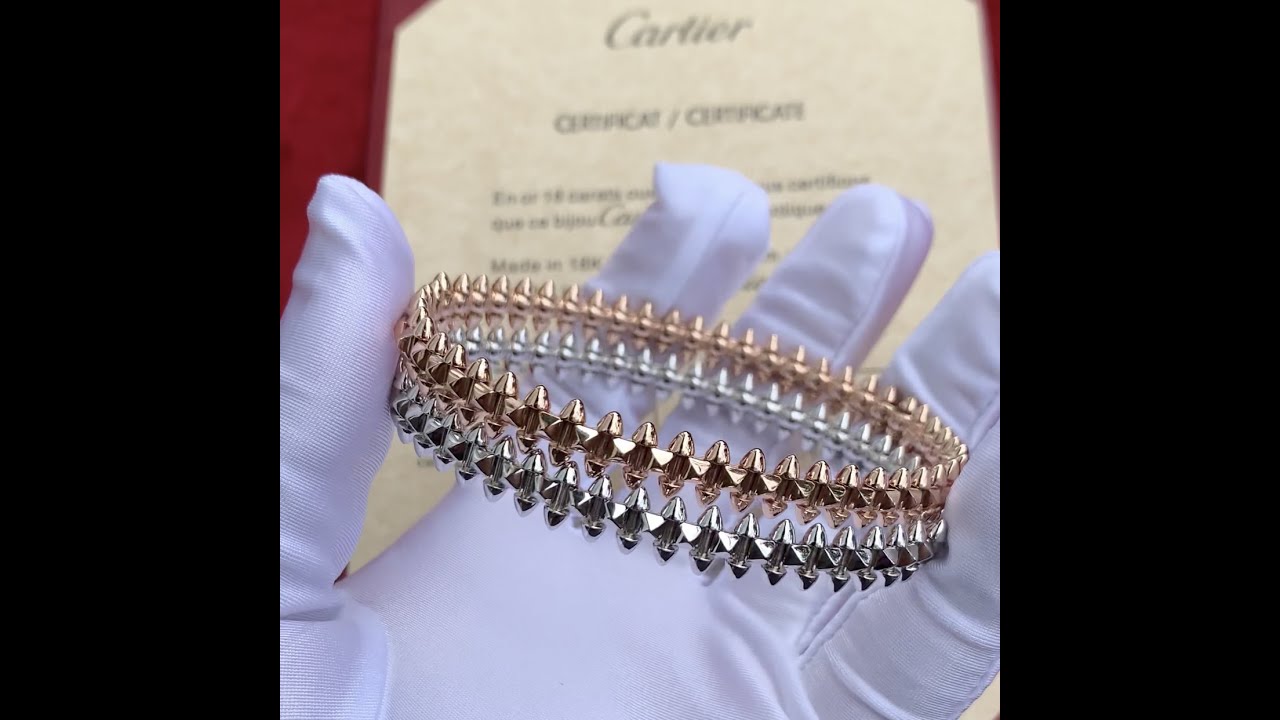 Unboxing Video | Clash de Cartier Bracelet Medium Model Rose Gold ...