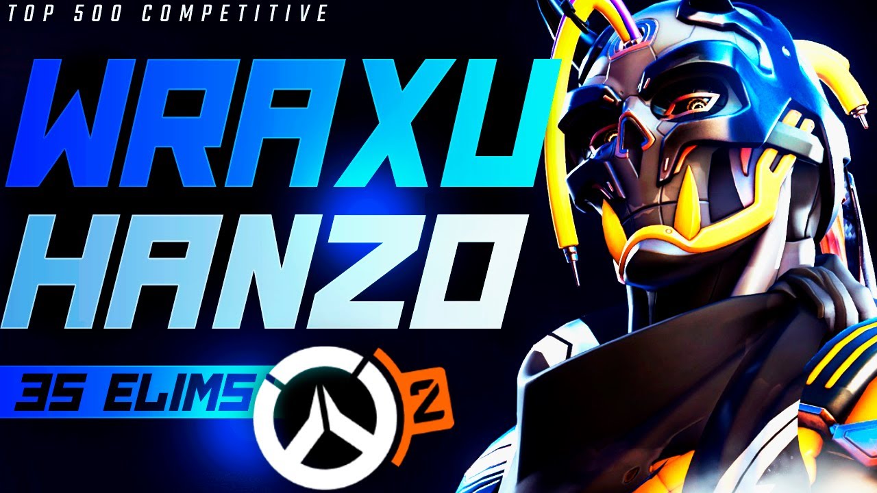 WRAXU is DOMINATING WITH NEW HANZO SKIN! [ OVERWATCH 2 TOP 500 ] - YouTube